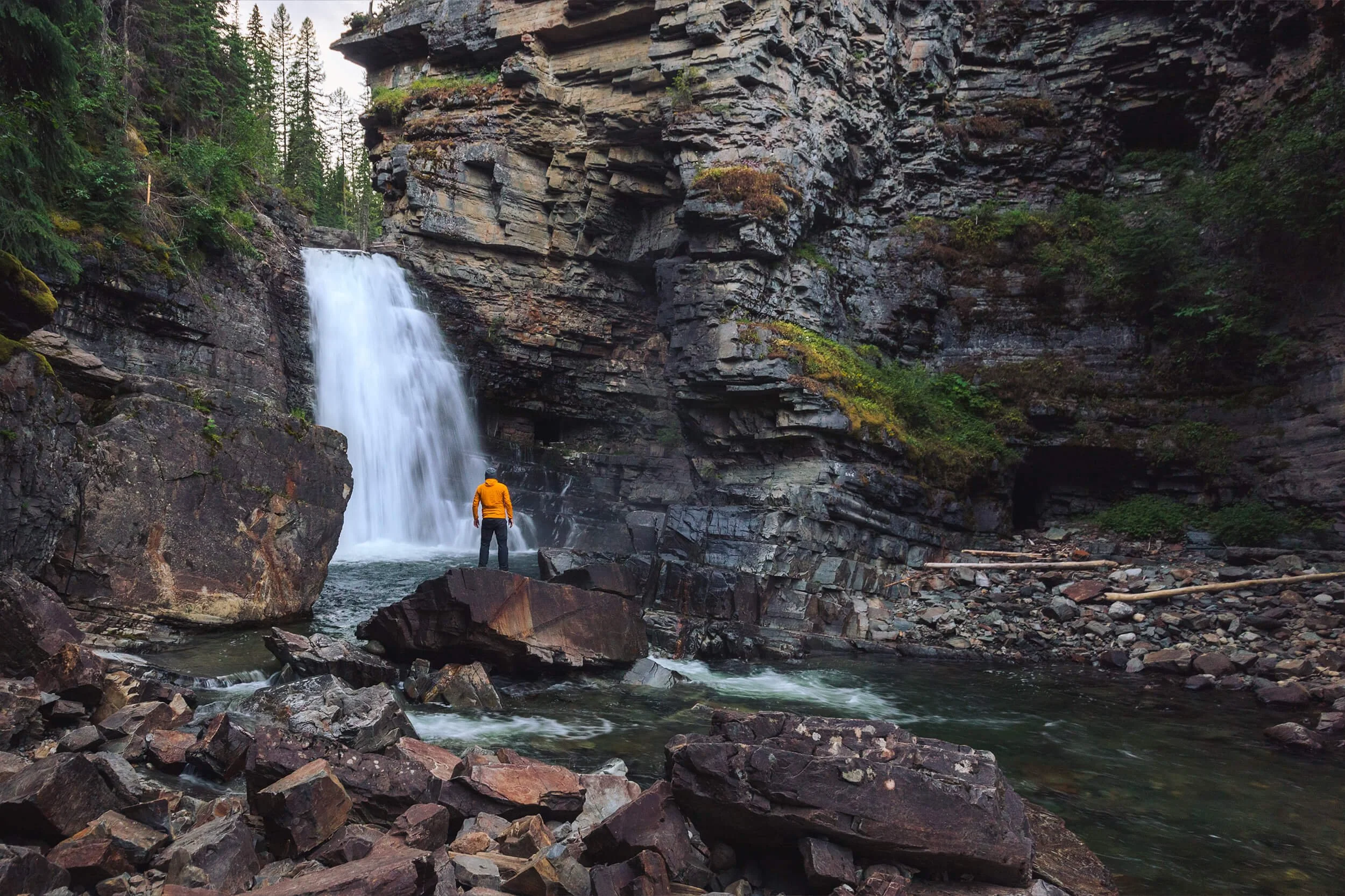 How to Hike to PERRY CREEK FALLS Near CRANBROOK — Seeing the Elephant ...