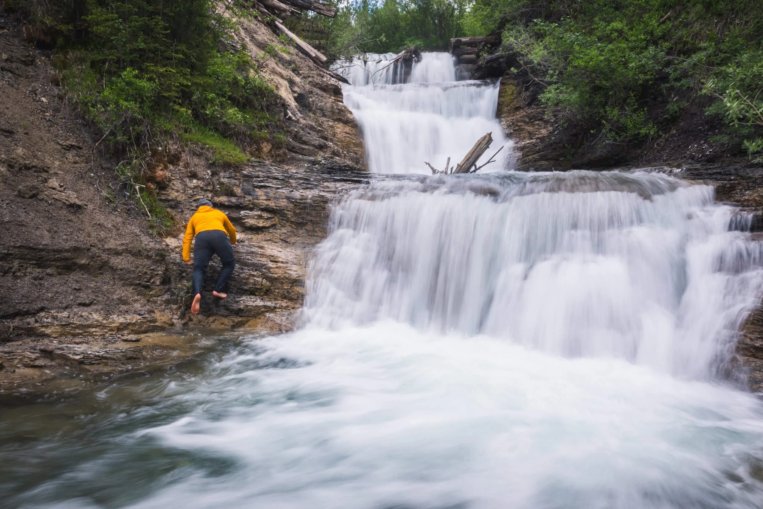 How to Hike to ALLISON CREEK FALLS in the CROWSNEST PASS — Seeing the ...