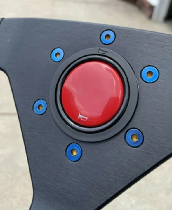 Burnt Titanium Steering wheel bolts (6) — Trackworkz Performance