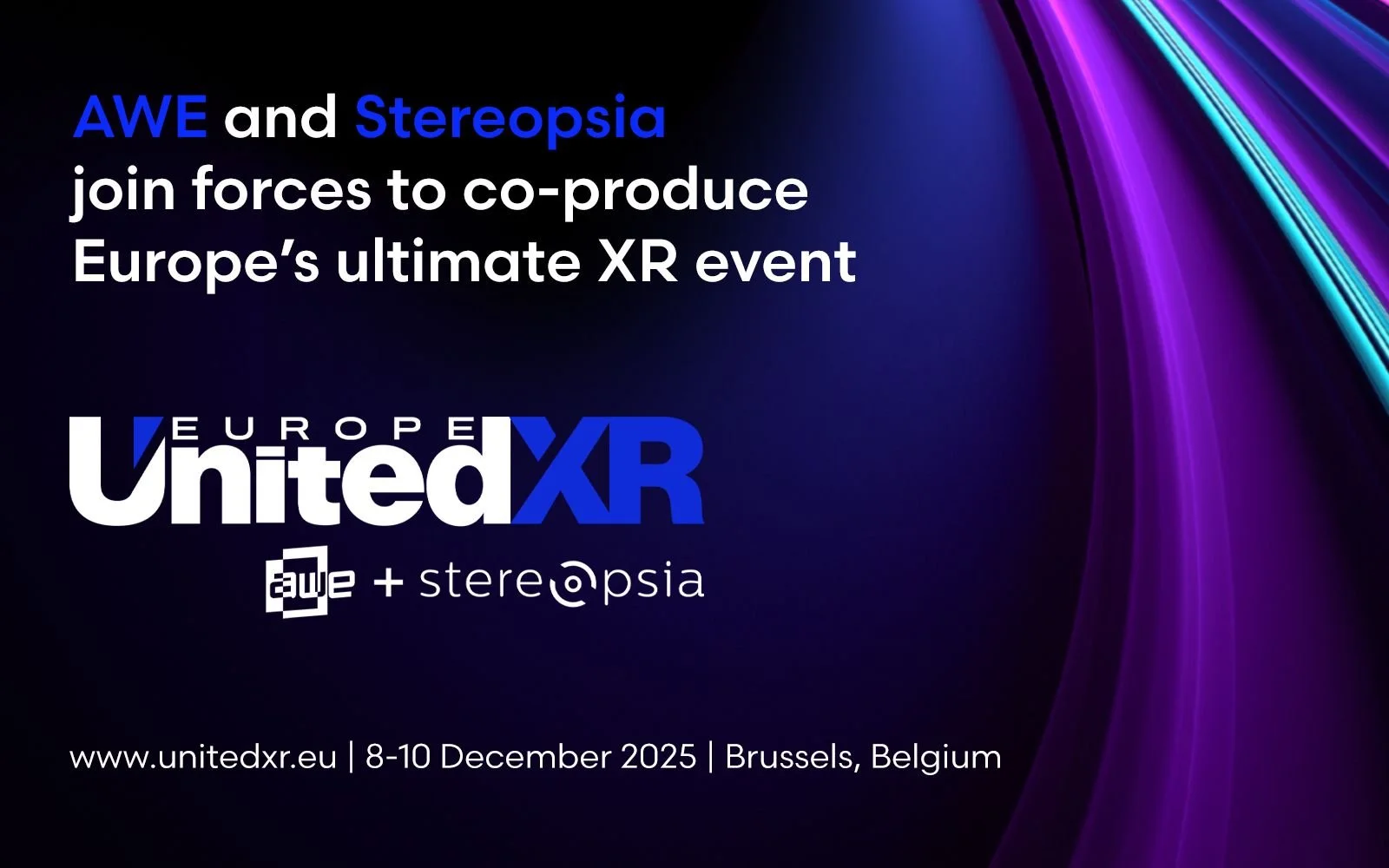 Stereopsia and AWE Join Forces in United XR Europe — XRvalley