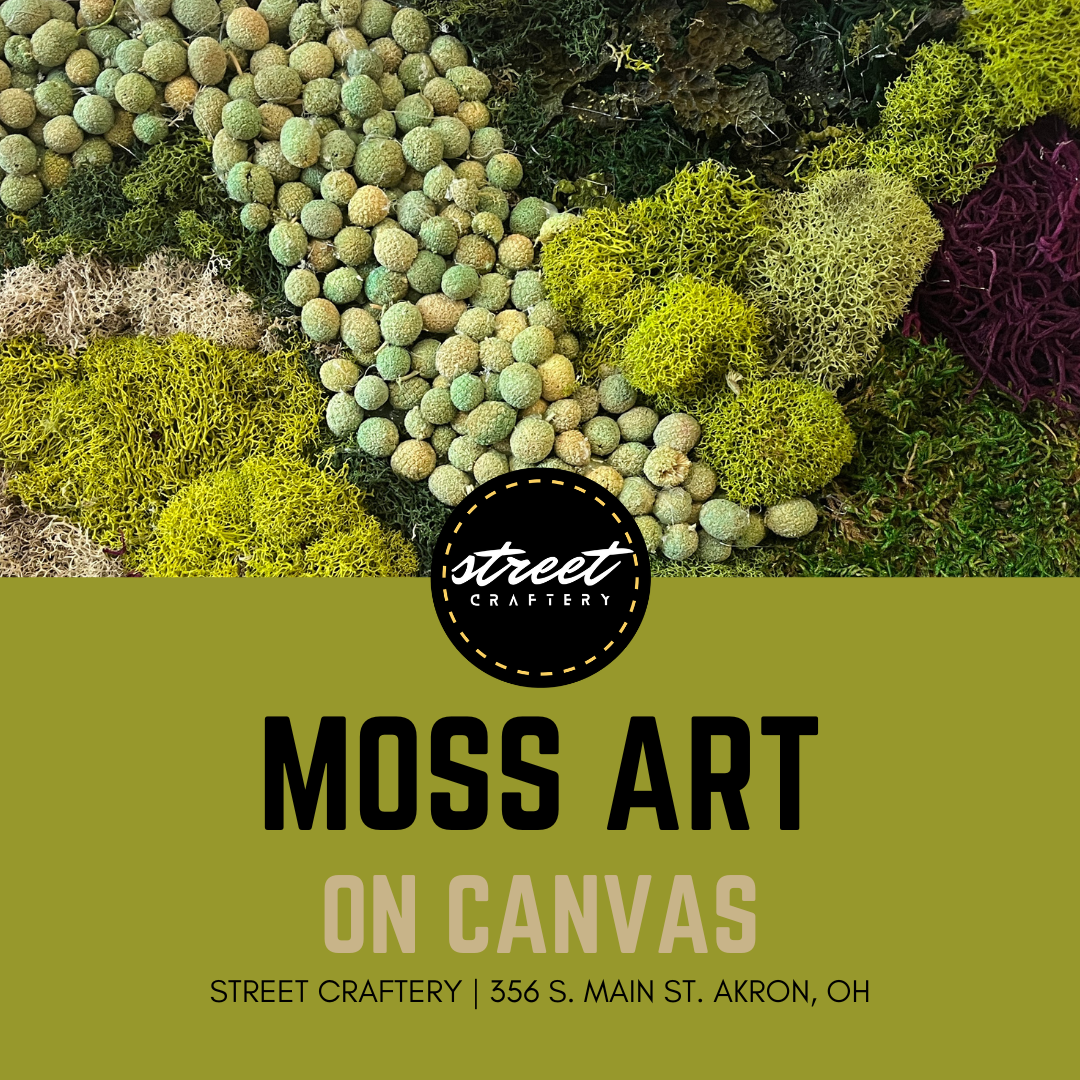 Moss Art On Canvas — Street Craftery