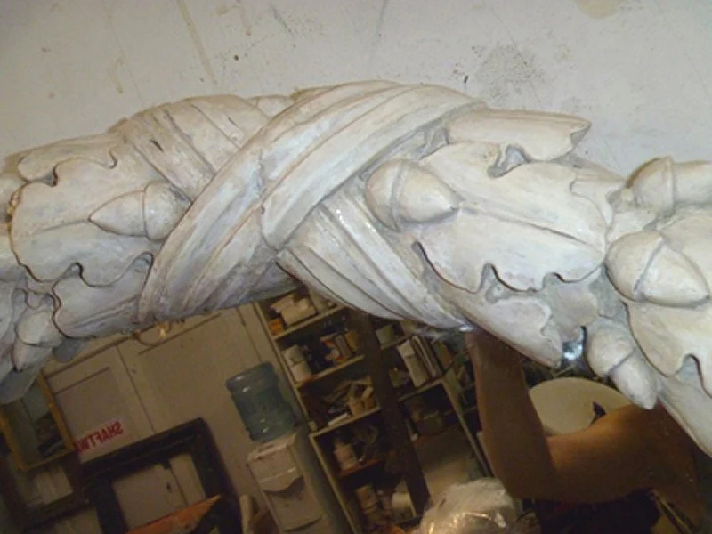 Gesso Finish to Carved-Wood Mirror — Jane Henry Studios