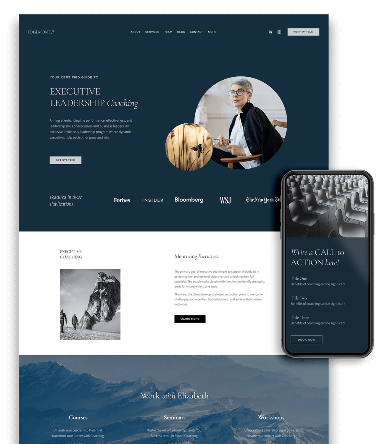 Edgemont Squarespace Template — Powerpoint Presentation Designer ...