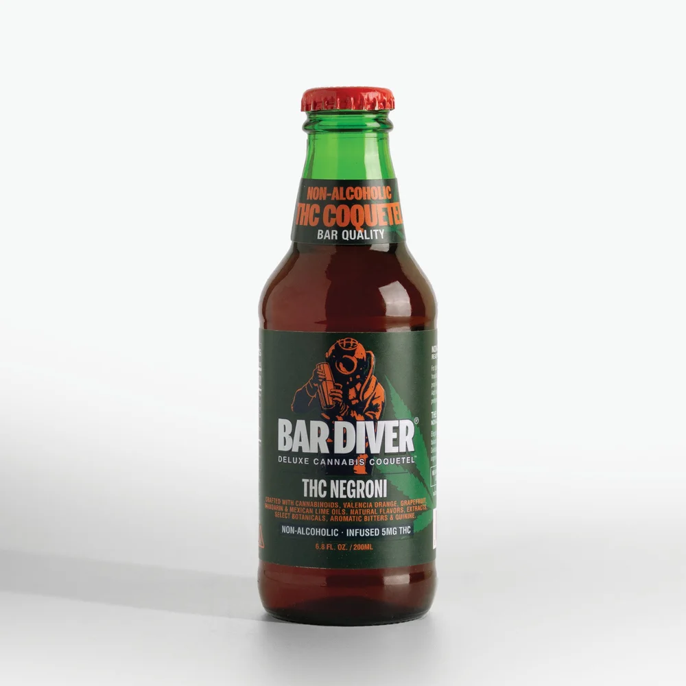 BAR DIVER THC COQUETELS | Bar quality cannabis cocktails.