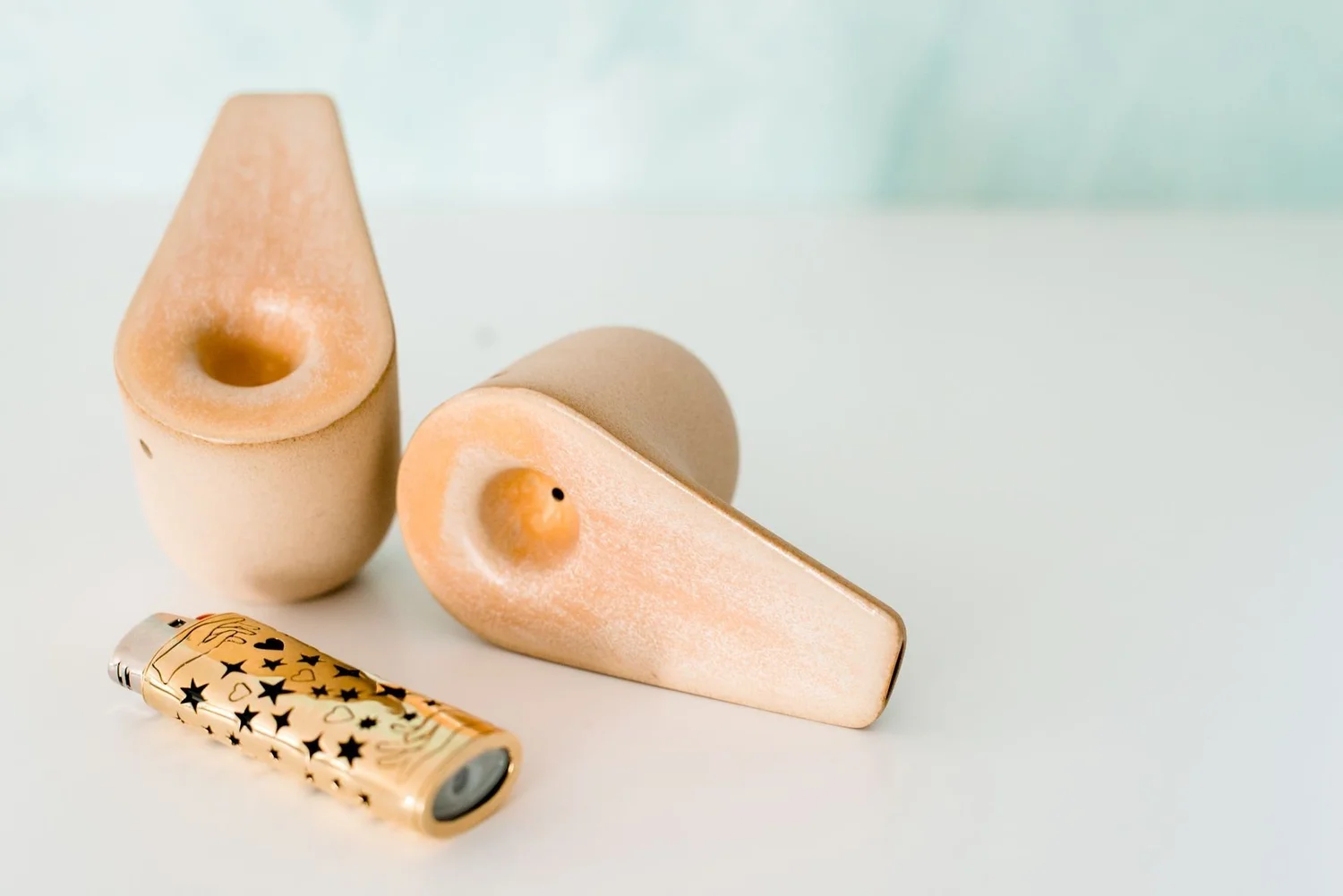 The Perfect Pair - Pipe Starter Kit — Blush Leaf | Ceramic Pipes & Cute ...