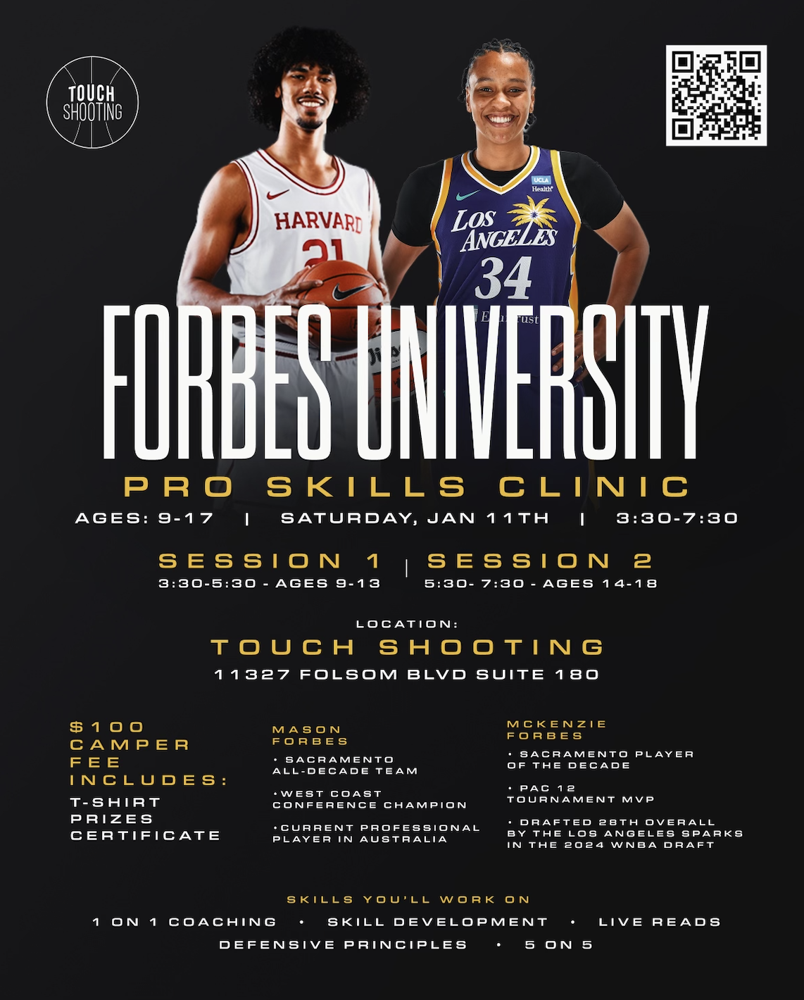 Sacramento Basketball Camps-Youth Basketball Training — Touch Shooting