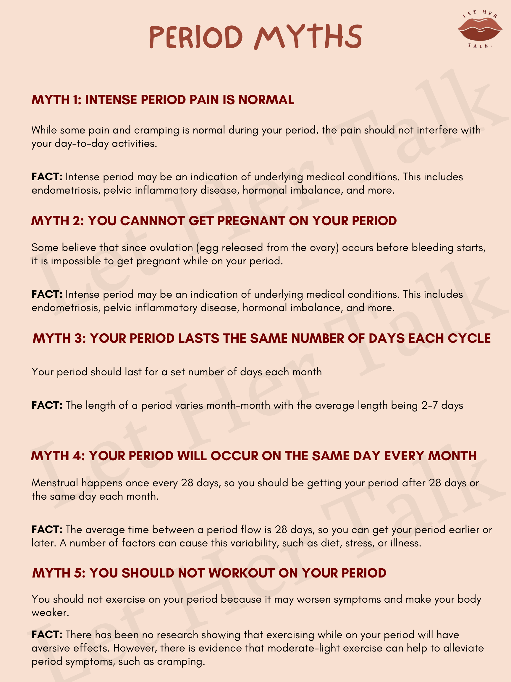 Reproductive Health — Let Her Talk