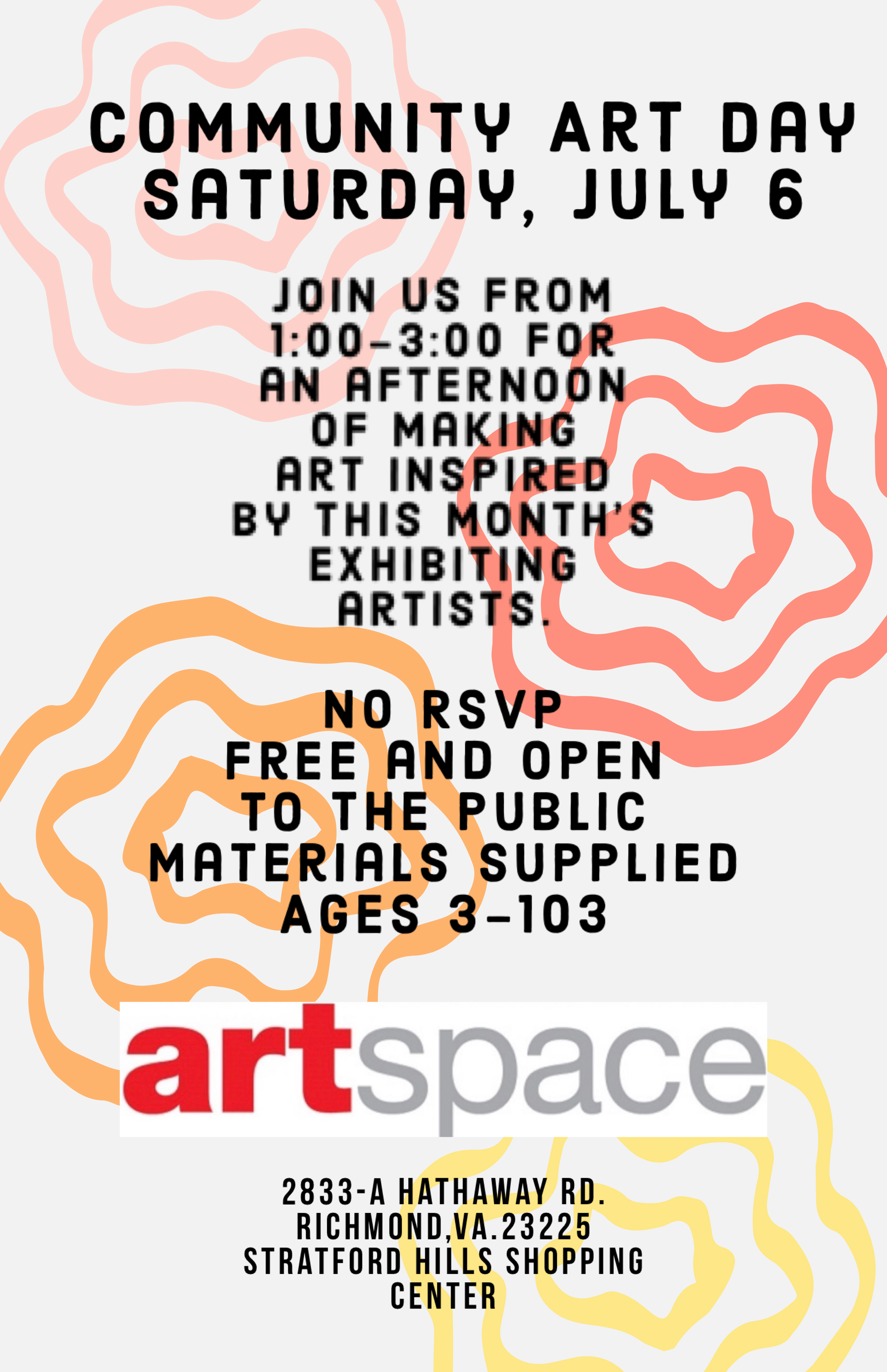 July Community Art Day — Artspace