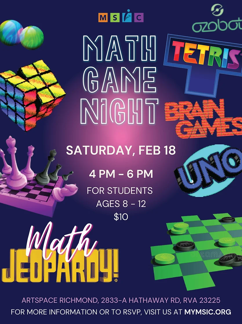 Math Game Night — Artspace