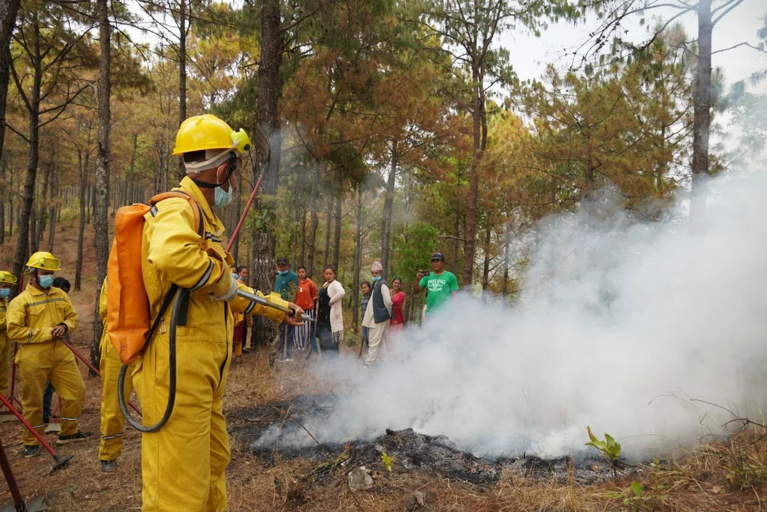 Fire Management Training with Nepalese locals — Davenport Campbell