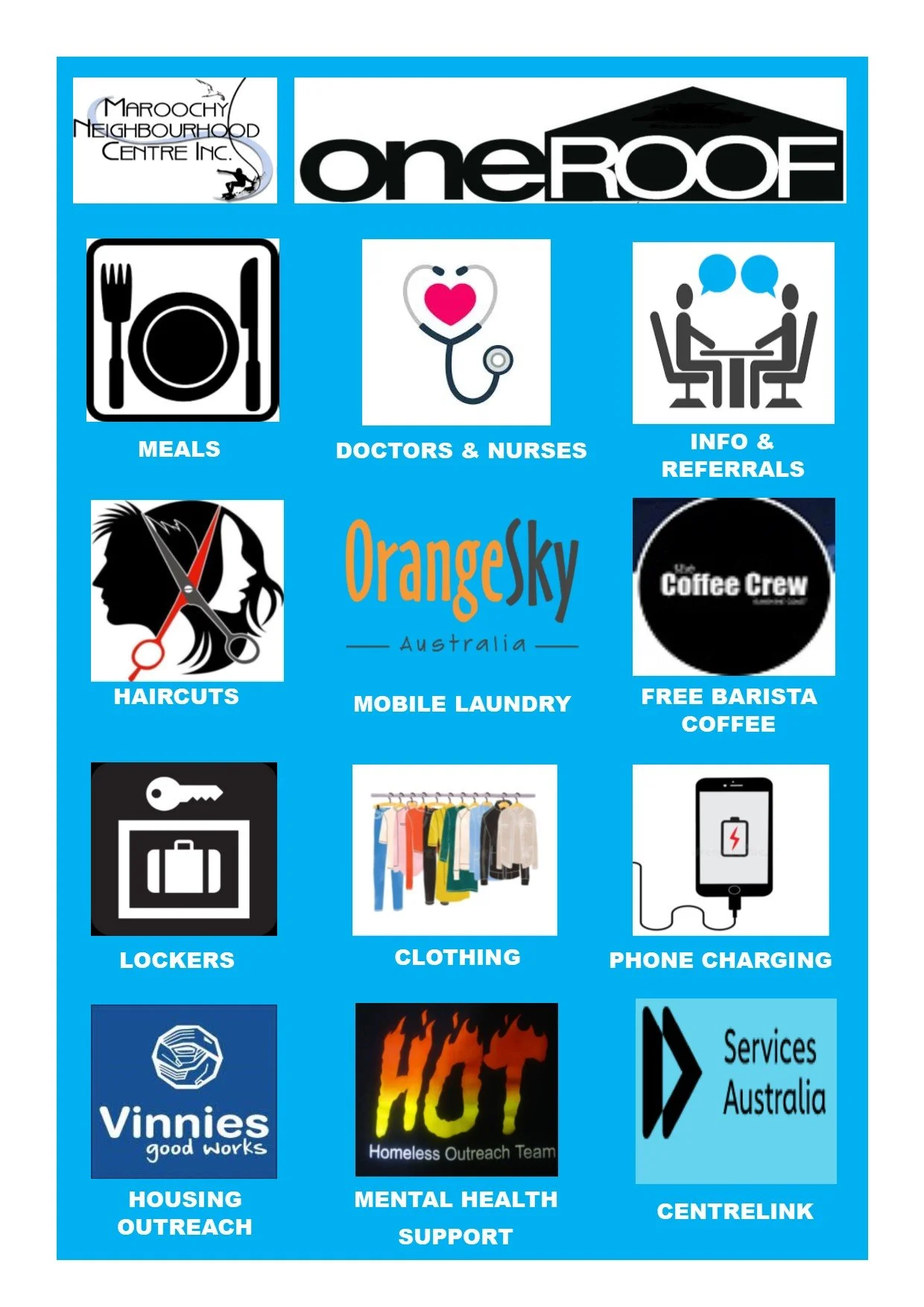 Weekly Schedule & Events — Maroochy Neighbourhood Centre