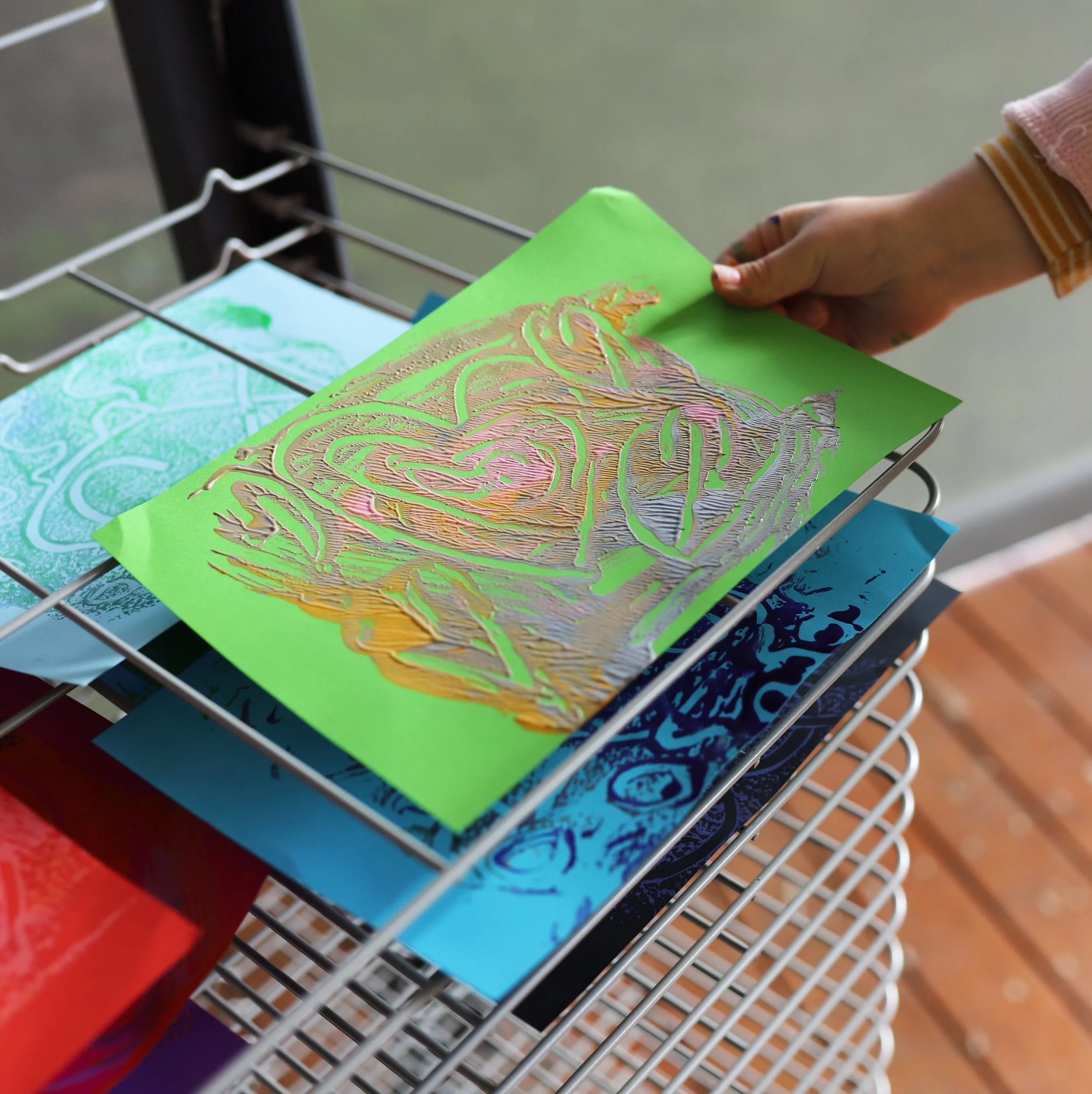 Plastic Bag Printmaking — Little Mate Create