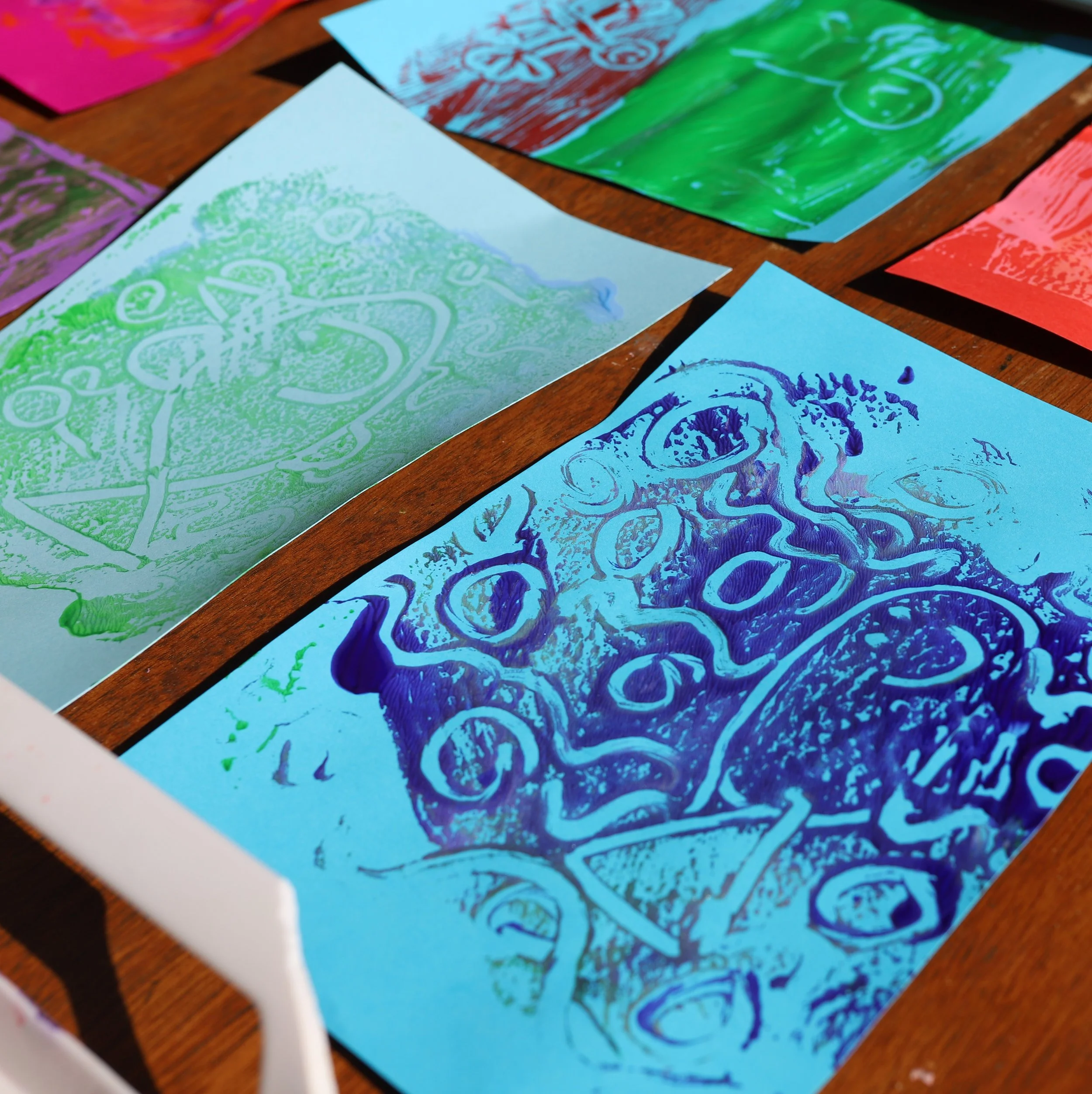 Plastic Bag Printmaking — Little Mate Create