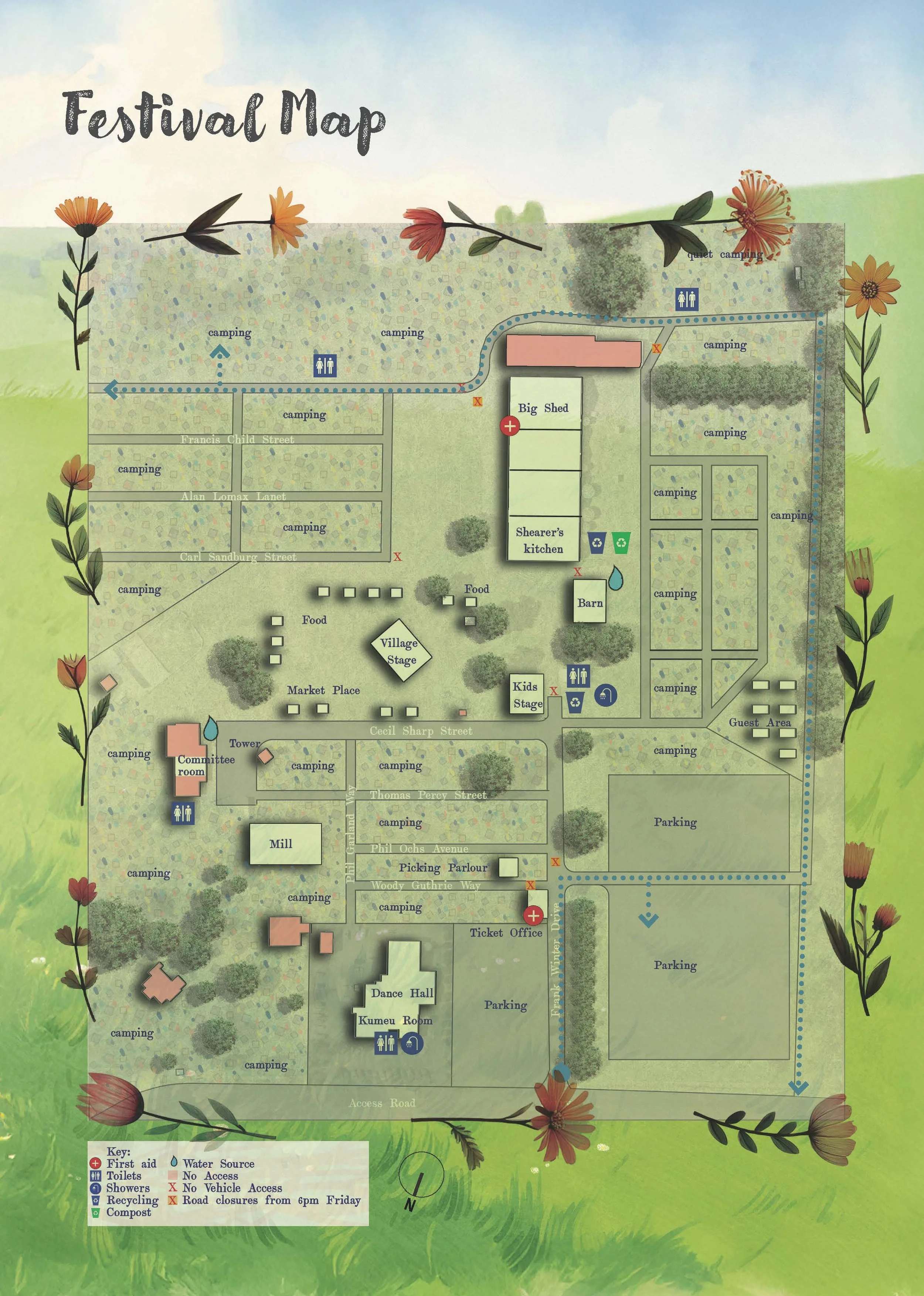Map — AUCKLAND FOLK FESTIVAL
