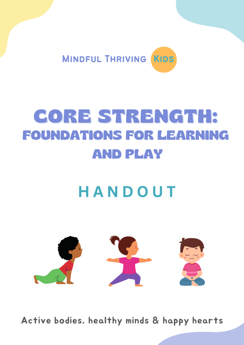 Core strength for kids — Mindful Thriving Kids