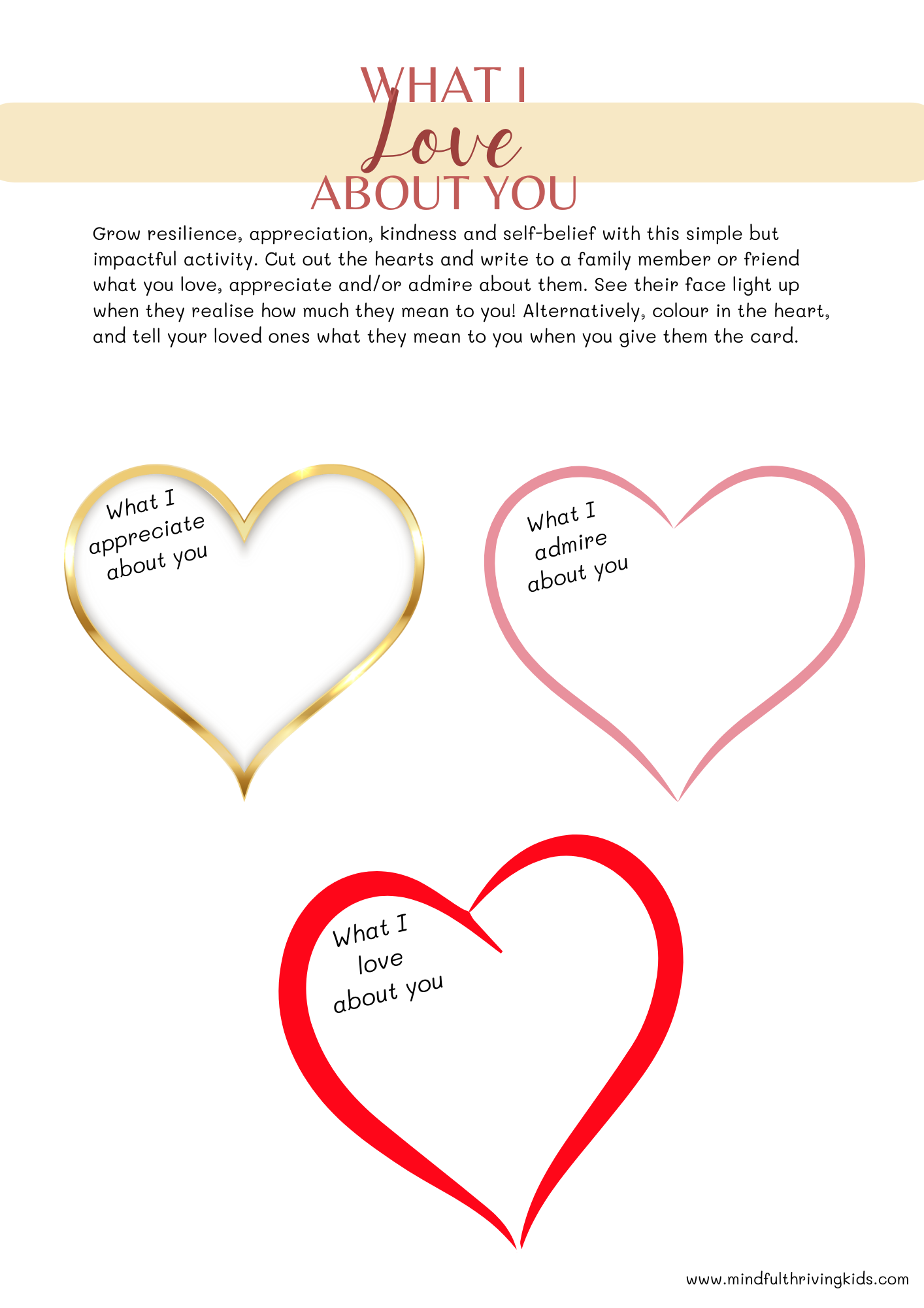 Cultivate connection, kindness and self-belief — Mindful Thriving Kids