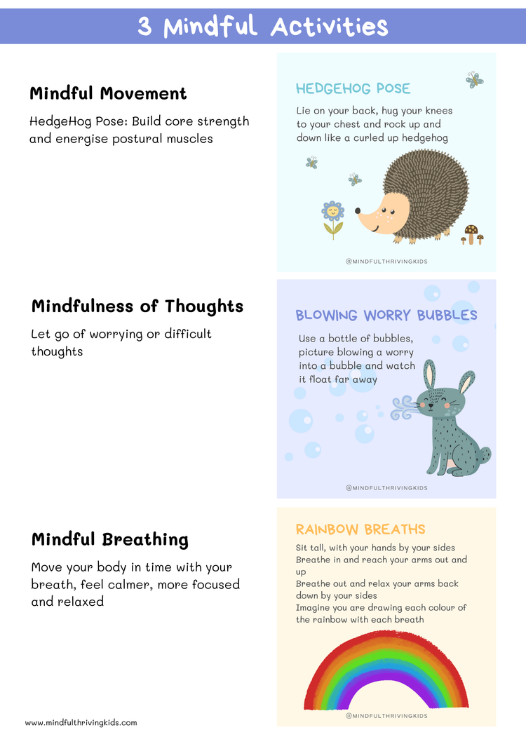 3 Mindfulness Activities — Mindful Thriving Kids