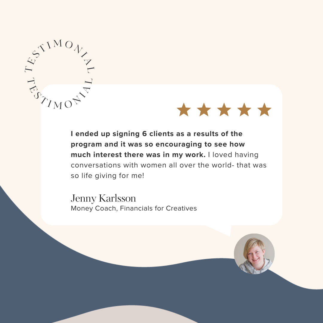 How Jenny Used the Get & Coach Method to Sign 6 Clients — Heart ...