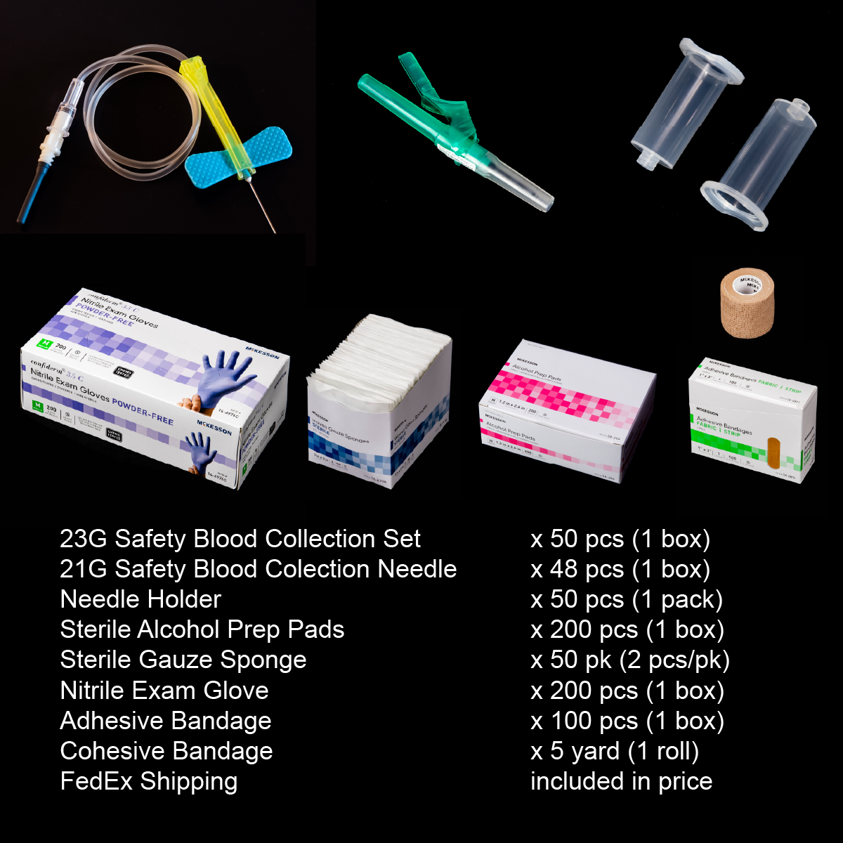 Butterfly Needle | Safety Blood Collection Set | 23G x 3/4 x 12