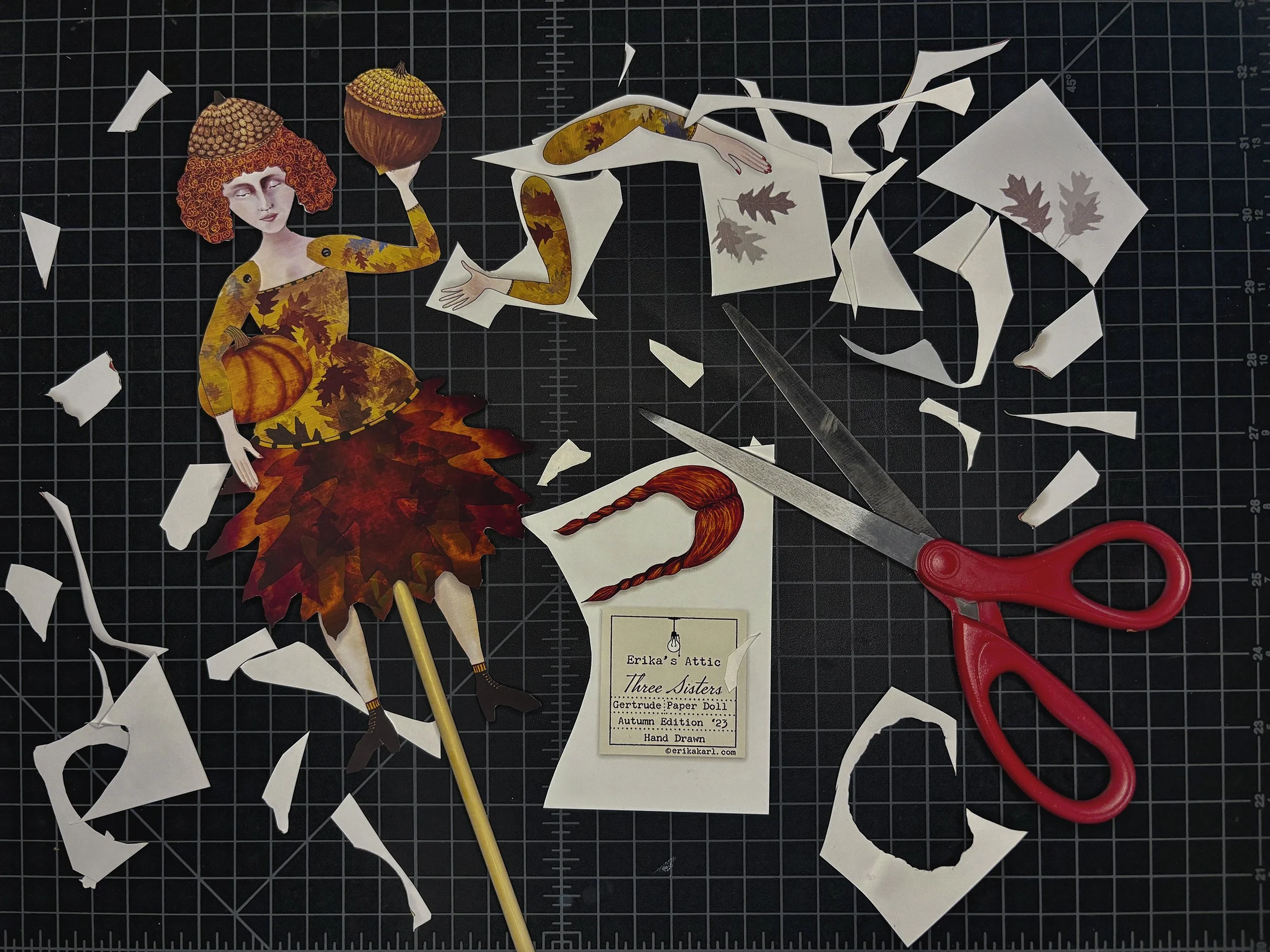 Paper Doll Instructions | Create & Inspire Today — Erika Karl Studio