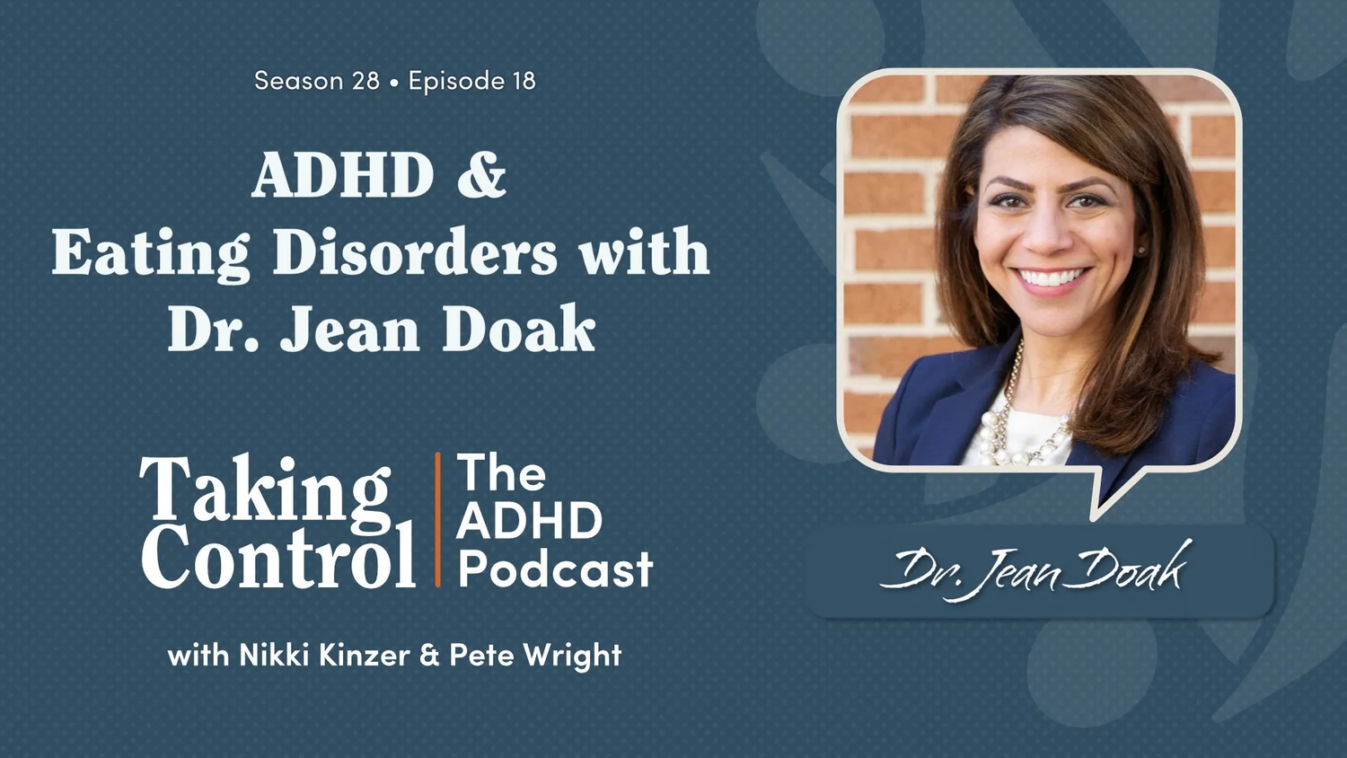 ADHD & Eating Disorders with Dr. Jean Doak — Take Control ADHD