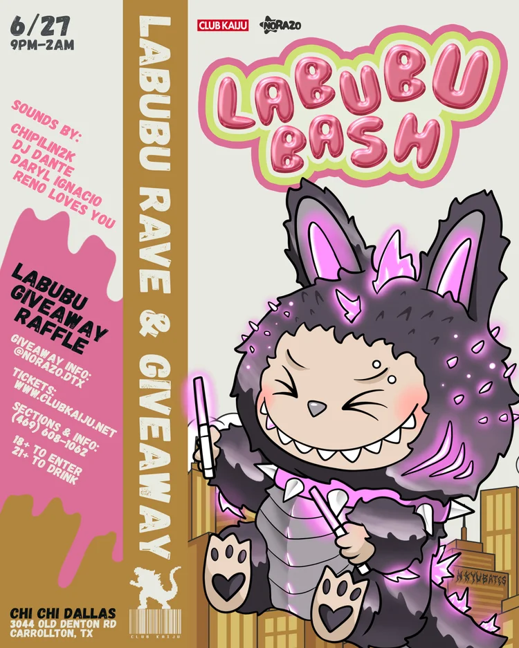 Labubu Bash Labubu Rave — Club Kaiju