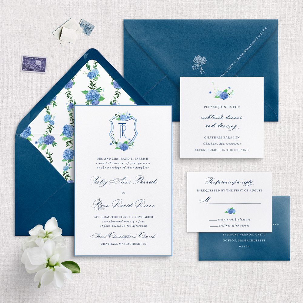 Custom Luxury Wedding Invitations in Boston | Fête Collection