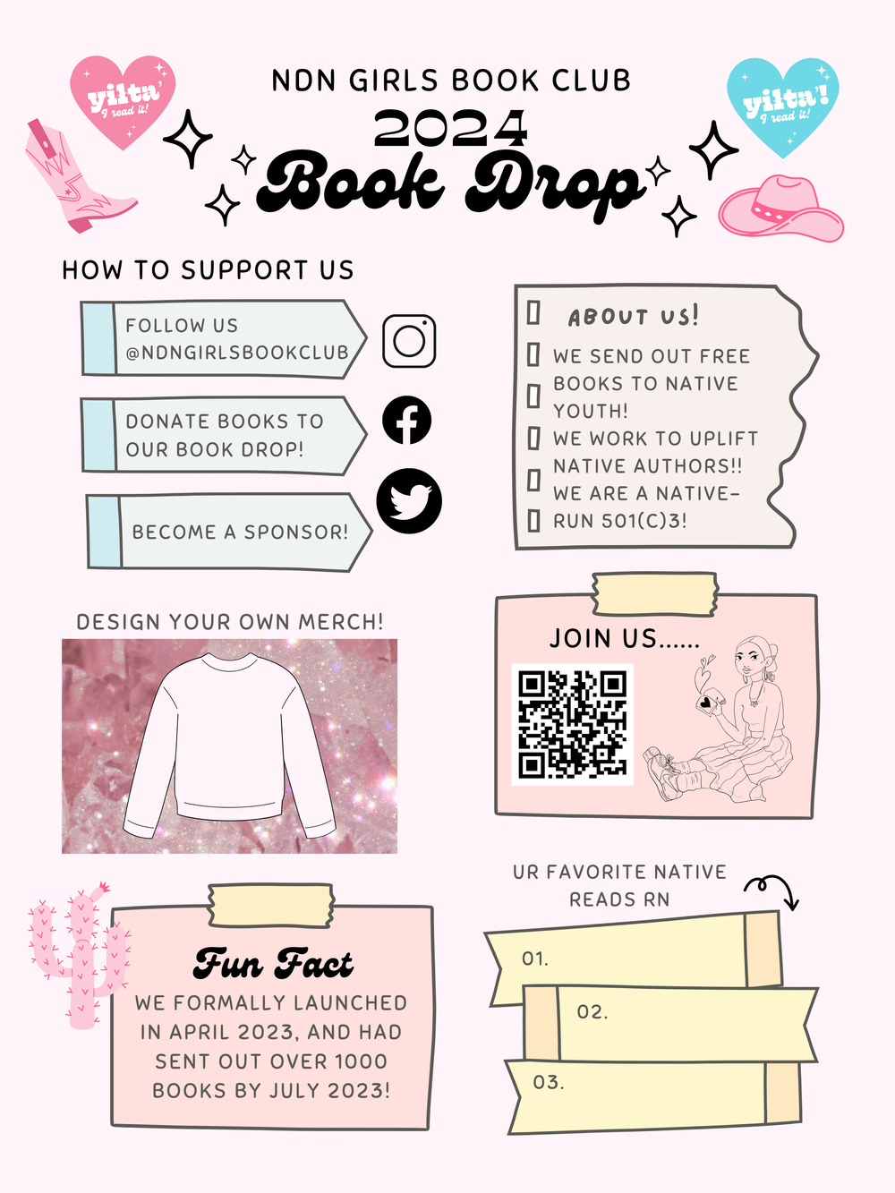 INTRODUCING: Yiłta! Book Drop — NDN Girls Book Club