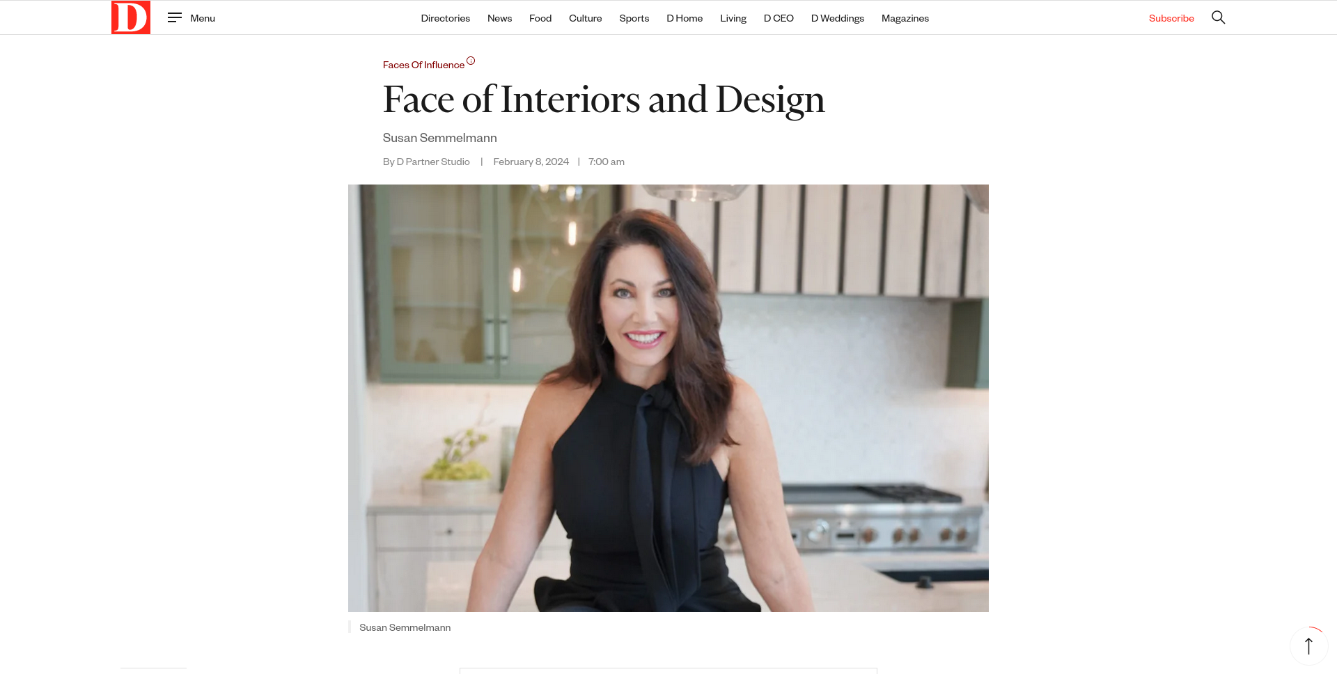 Susan Semmelmann in the News | Interior Designers in Fort Worth | SSI