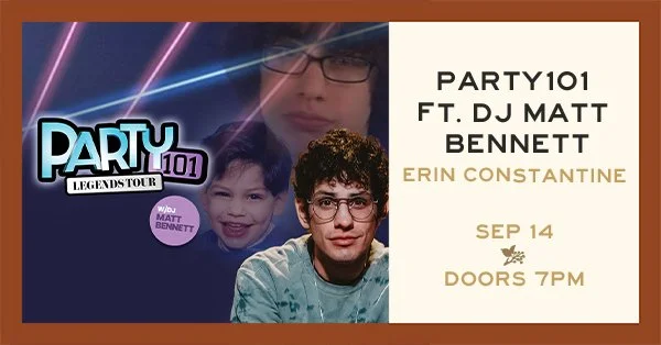 The Party101 Legends Tour w/ DJ Matt Bennett — The Hawthorn