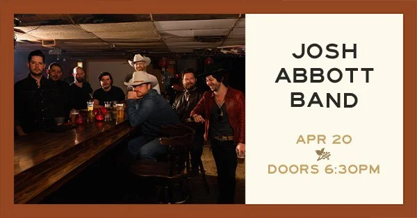 Josh Abbott Band w/ Tori Allen — The Hawthorn