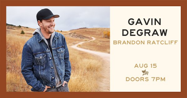 Gavin DeGraw w/ Brandon Ratcliff — The Hawthorn