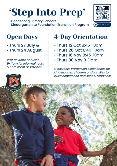 Kinder to Prep Transition — Dandenong Primary School