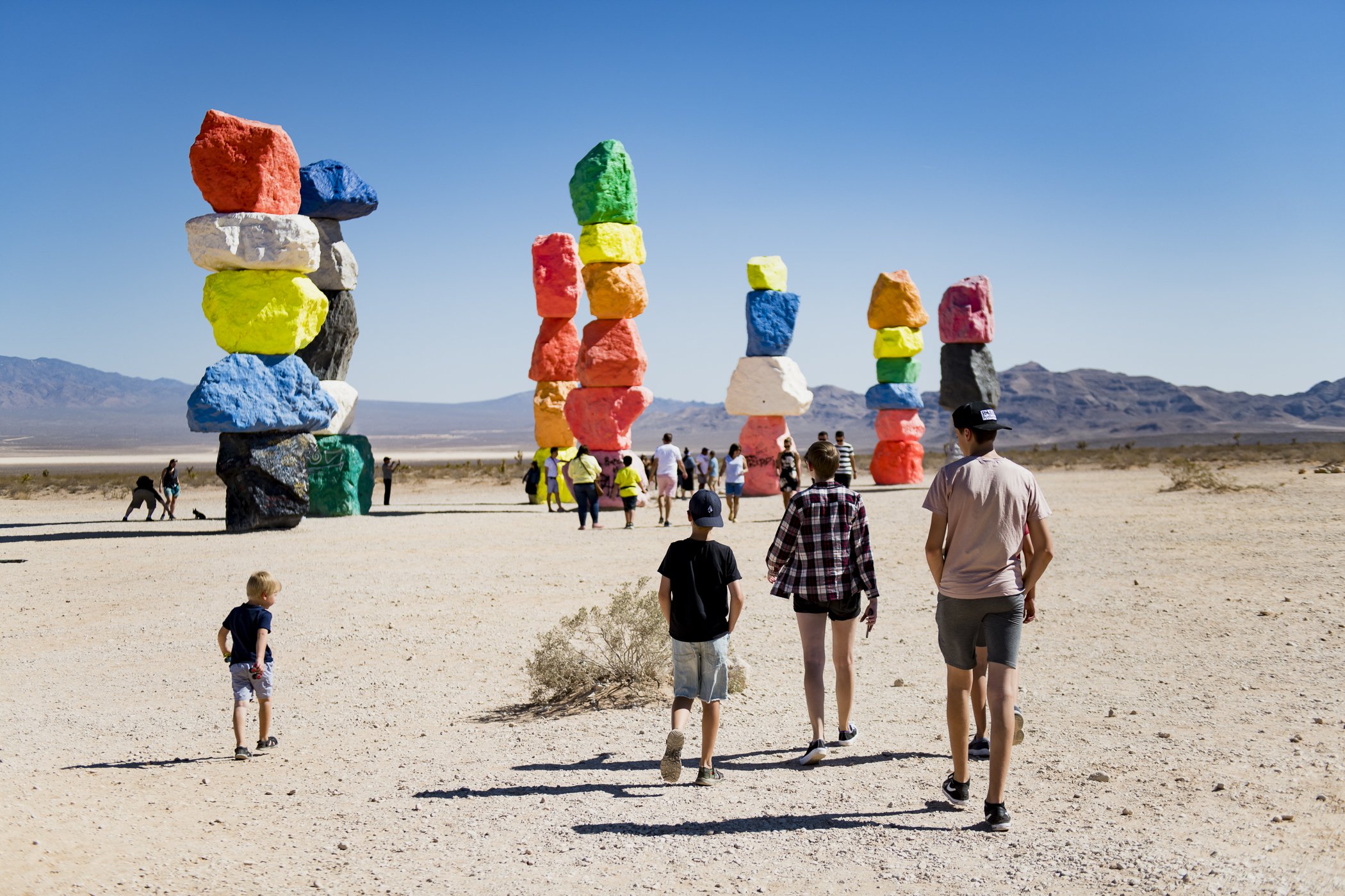 Visiting Seven Magic Mountains In Las Vegas — Adventuring With Amy B