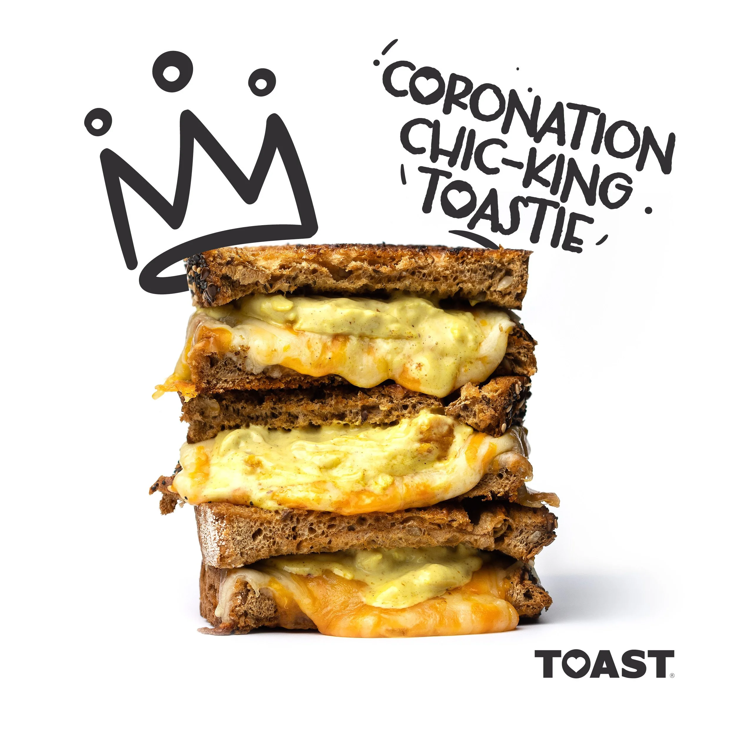 Coronation Chic-King Toastie. — TOAST