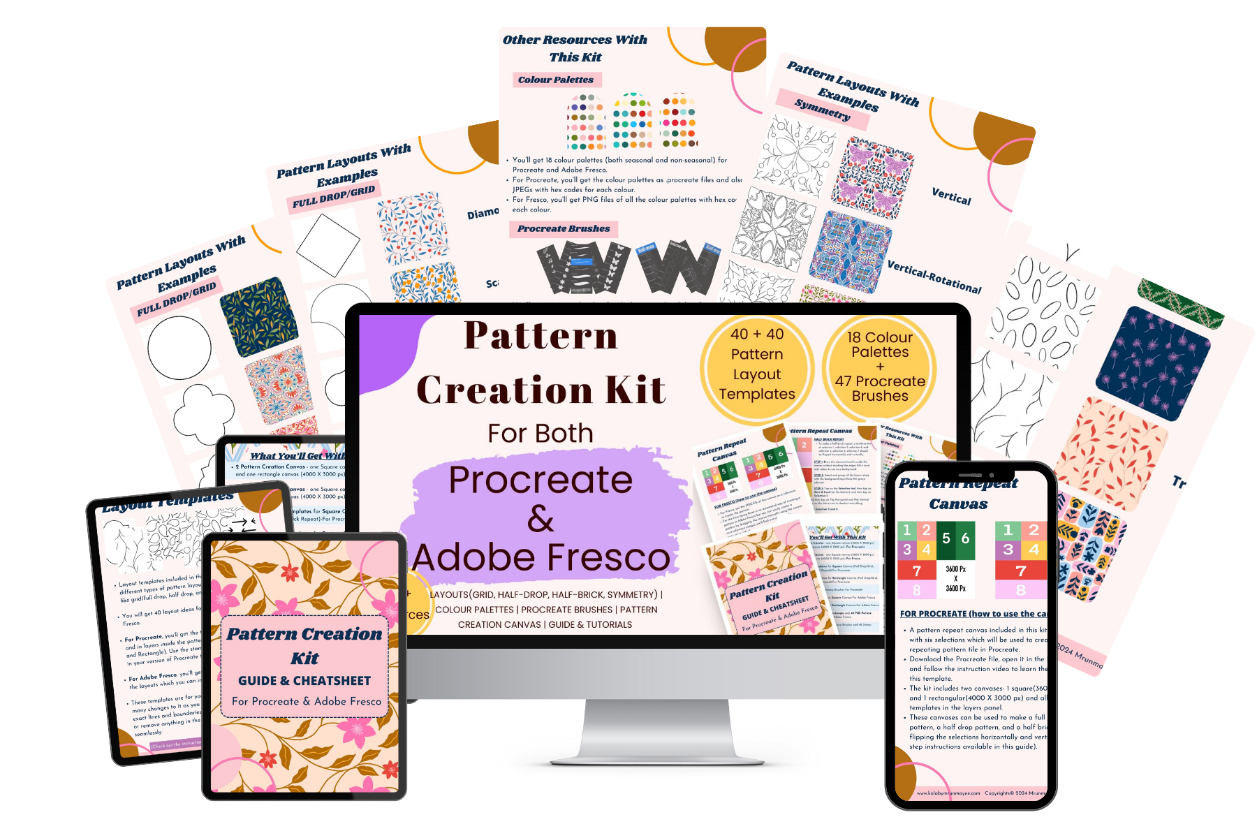 Pattern Creation Kit — Kala By Mrunmayee - Surface Pattern Designer ... Pattern Creation Kit — Kala By Mrunmayee - Surface Pattern Designer ...