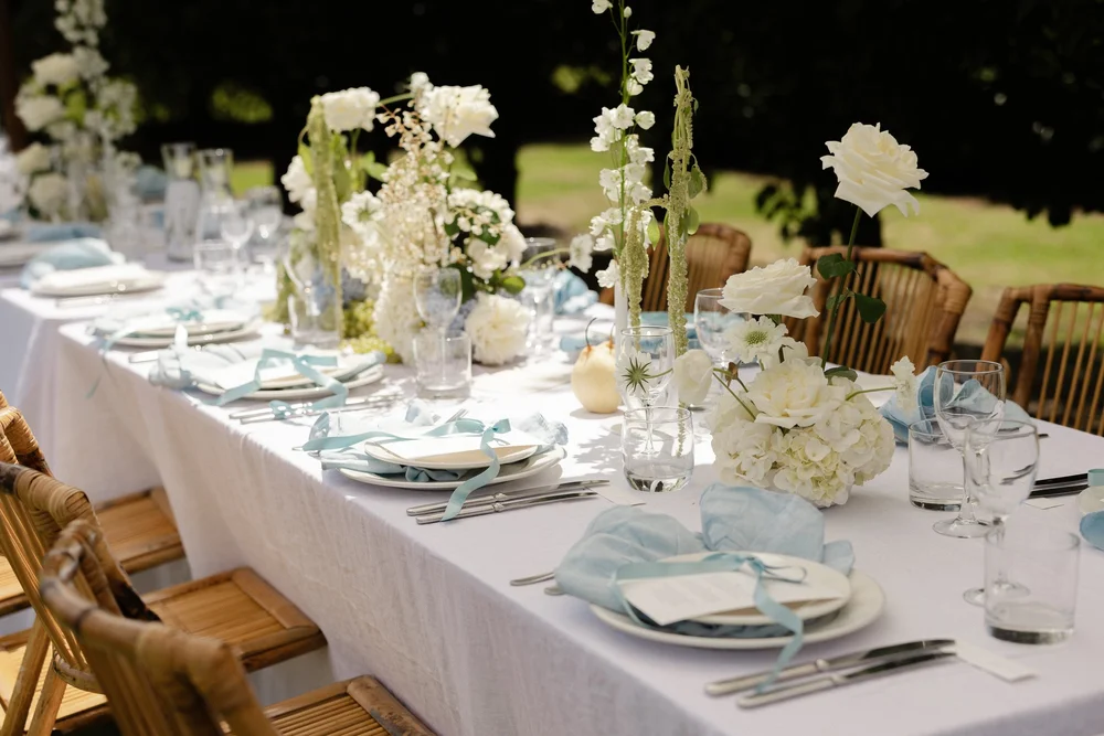 A Blue-Themed Garden Party — CENE Wedding Styling and floristry service