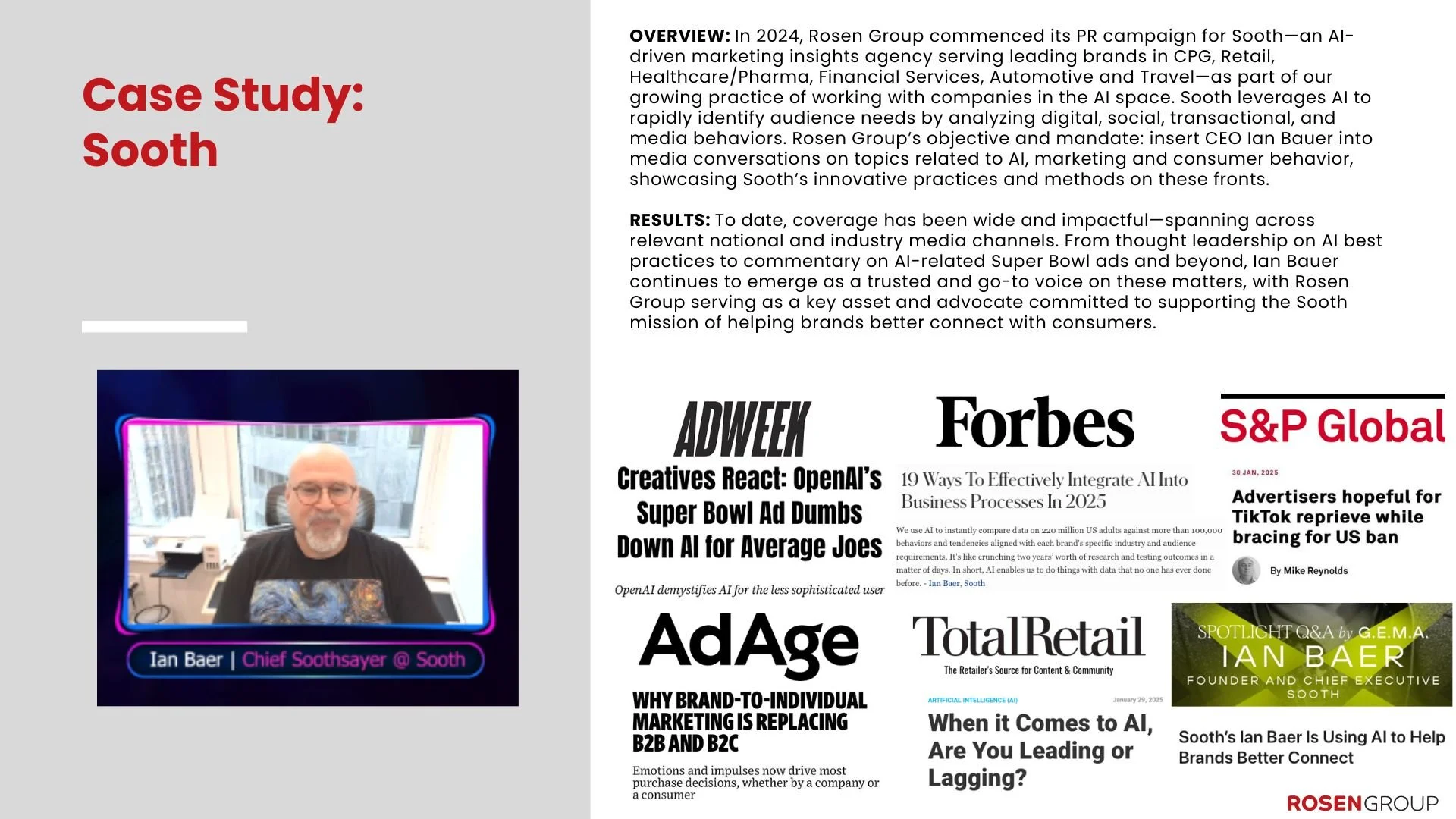Public Relations Case Studies — Rosen Group PR
