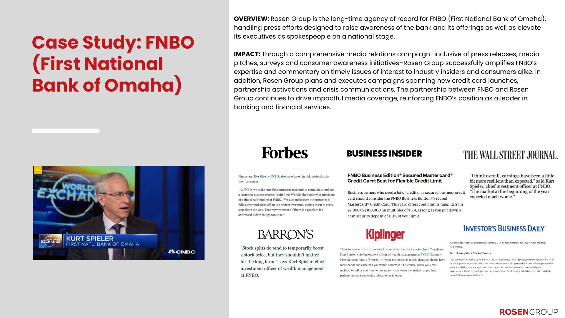 Public Relations Case Studies — Rosen Group PR