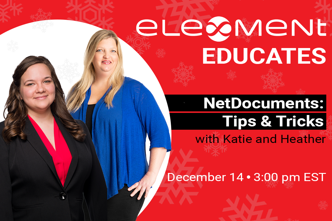 Upcoming Events - Element Technologies — Element