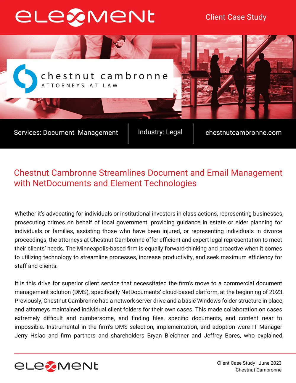 Answers to your questions about NetDocuments Migrations — Element