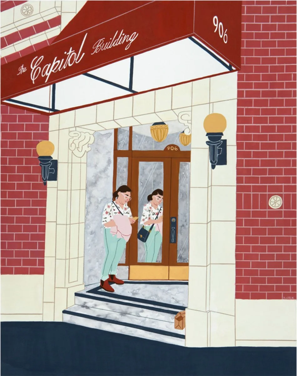 Kelly Bjork - Stoop Stance, 2018 — J. Rinehart Gallery