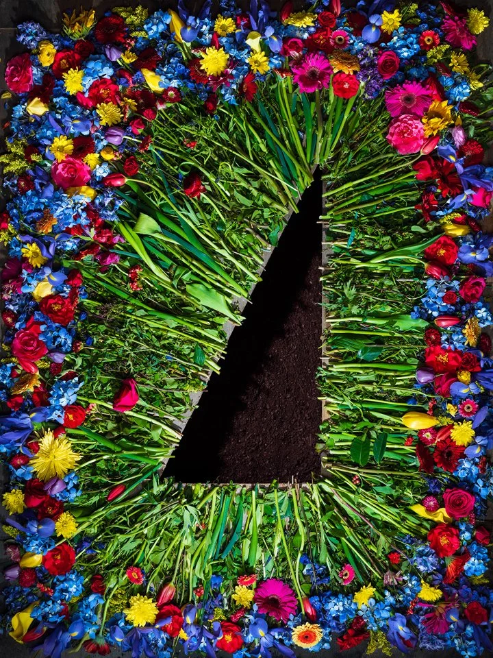 Jennifer Zwick - Flowers and Dirt Inverted, 2018 — J. Rinehart Gallery