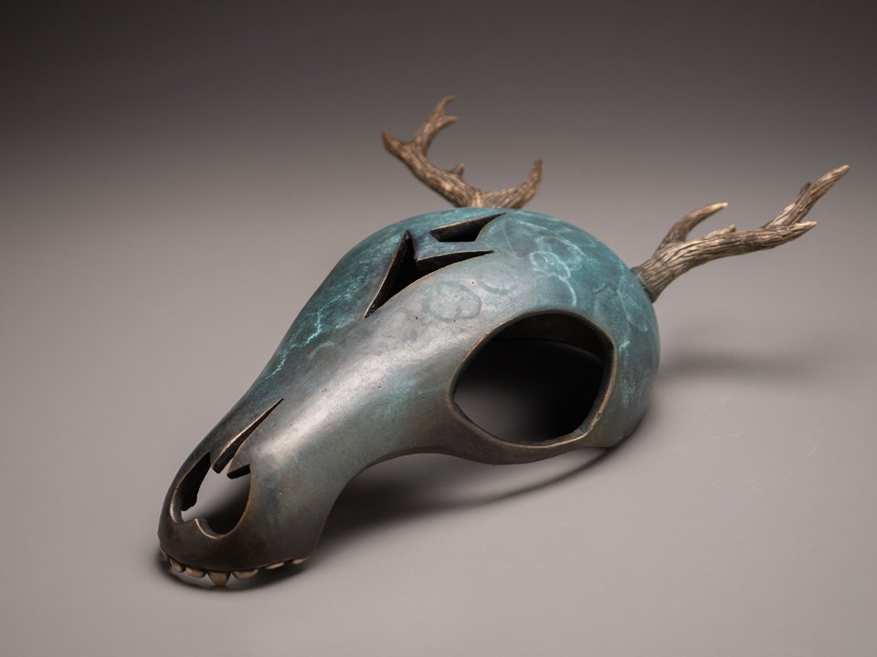 Eva Funderburgh - Skull of The Forest, 2024 — J. Rinehart Gallery