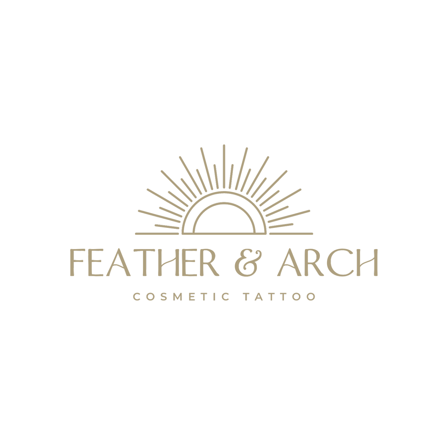Feather and Arch Cosmetic Tattoo