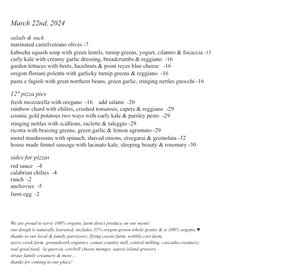 DINEIN — LOVELY’S FIFTY FIFTY