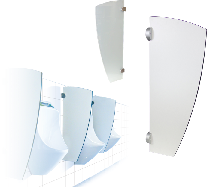 Urinal Wall Partitions — Waterless WC
