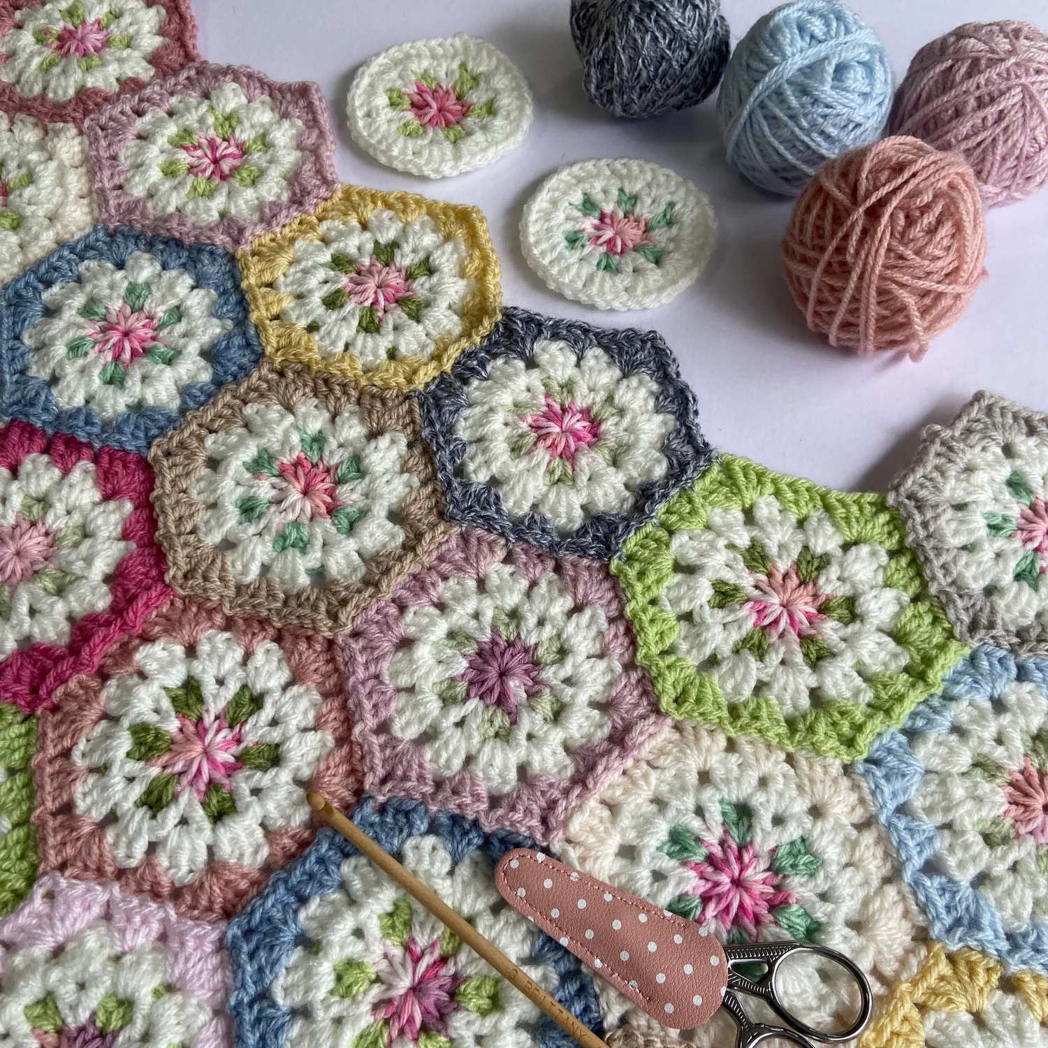 Scandi Meadow Crochet Blanket Pattern — madebyanita