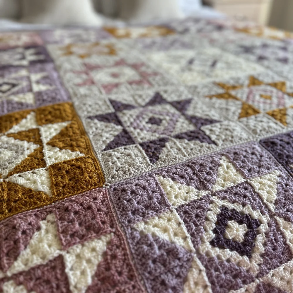 Sunday Squares Crochet Blanket Pattern — madebyanita