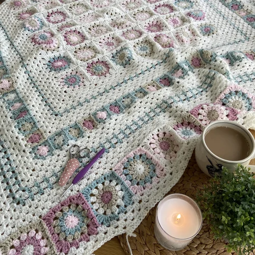 Scandi Meadow Crochet Blanket Pattern — madebyanita